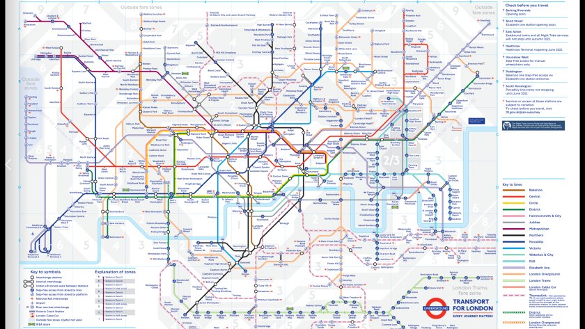 Londra metro: mappa del percorso, biglietti e tariffe